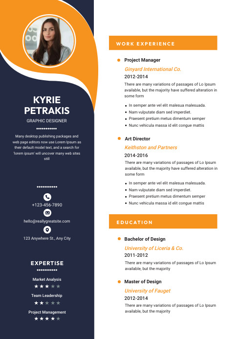 Formal Resume Template | PosterMyWall